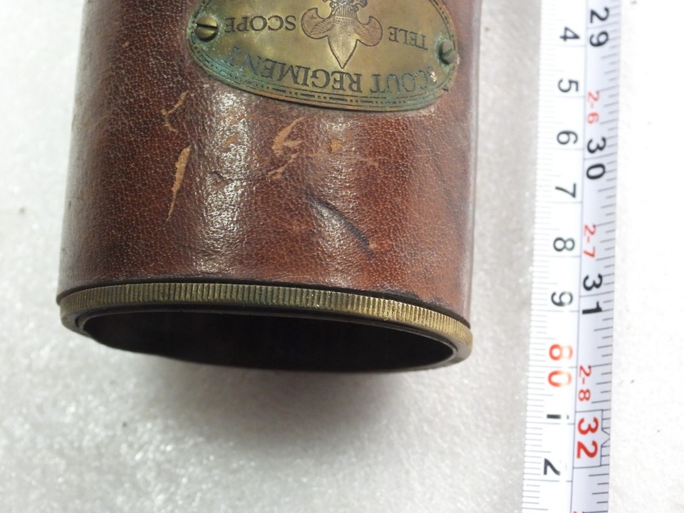 VINTAGE W.OTTWAY&CO. LTD. VICTORIAN MARINE NAUTICAL SPYGLASS BRASS ...