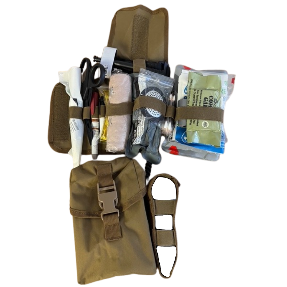 IFAK Combat Trauma Kit- FULLY STOCKED (TQs NOT Include) Larger than ...