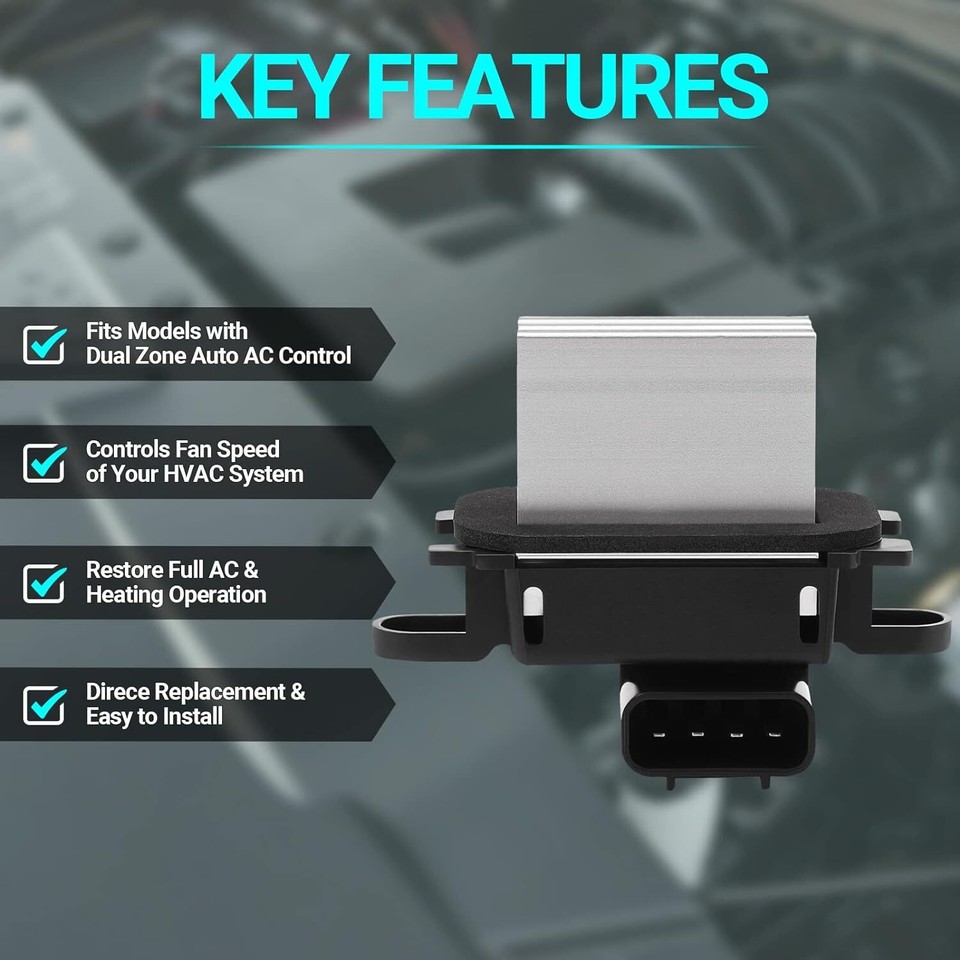 Heater Fan HVAC AC Blower Motor Resistor Control Module For Ford F150 ...