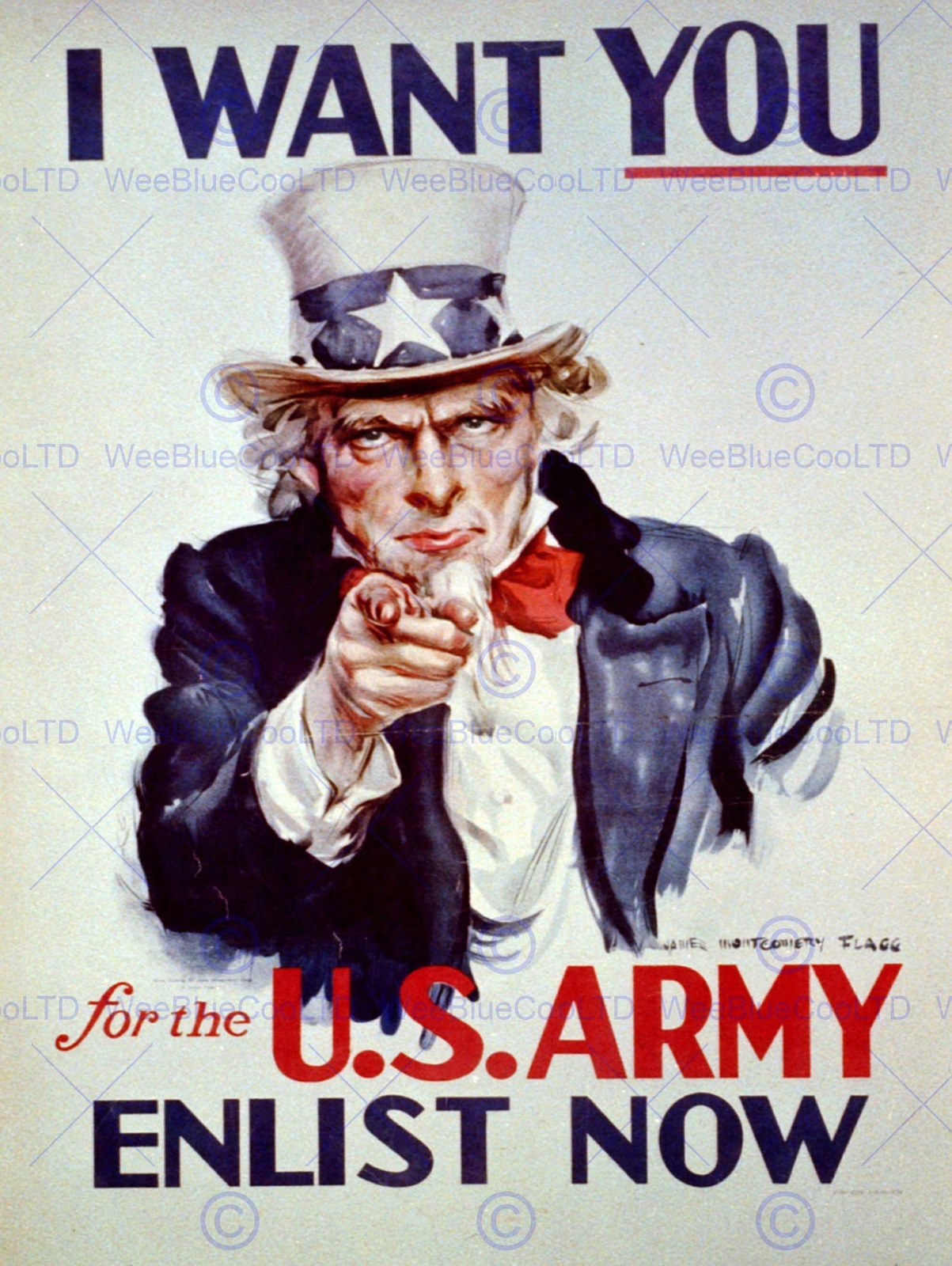 PROPAGANDA UNCLE SAM USA ARMY WANT YOU VINTAGE POSTER ART PRINT 883PY ...