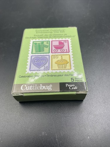 PROVO CRAFT – EXCLUSIVE! CUTTLEBUG EMBOSSING/DIE SET CELEBRATION STAMPS ...