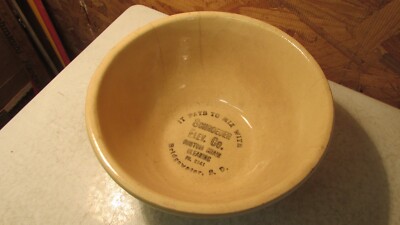 Antique Watt Pottery Bowl Schroeder Bridegwater South Dakota | eBay