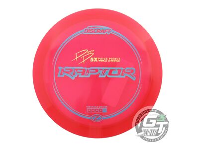 NEW Discraft [PIERCE 5X] Z Raptor 173-174g Red Teal Holo Driver Golf ...