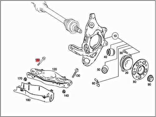 Genuine MERCEDES BBDC W242 Cap bolt w int. Serration 0039902605 | eBay