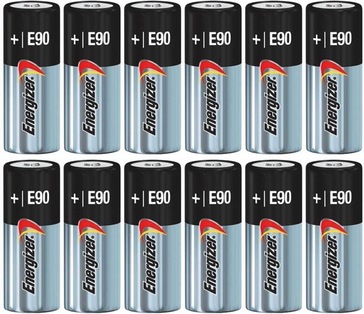12 Energizer E90 N Alkaline 1.5-Volt LR1 MN9100 910A Battery Bulk Exp ...