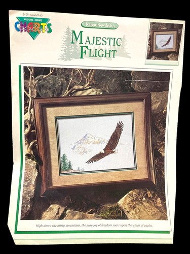EAGLE Counted Cross Stitch Pattern Chart Book By Color Charts ‘Majestic ...