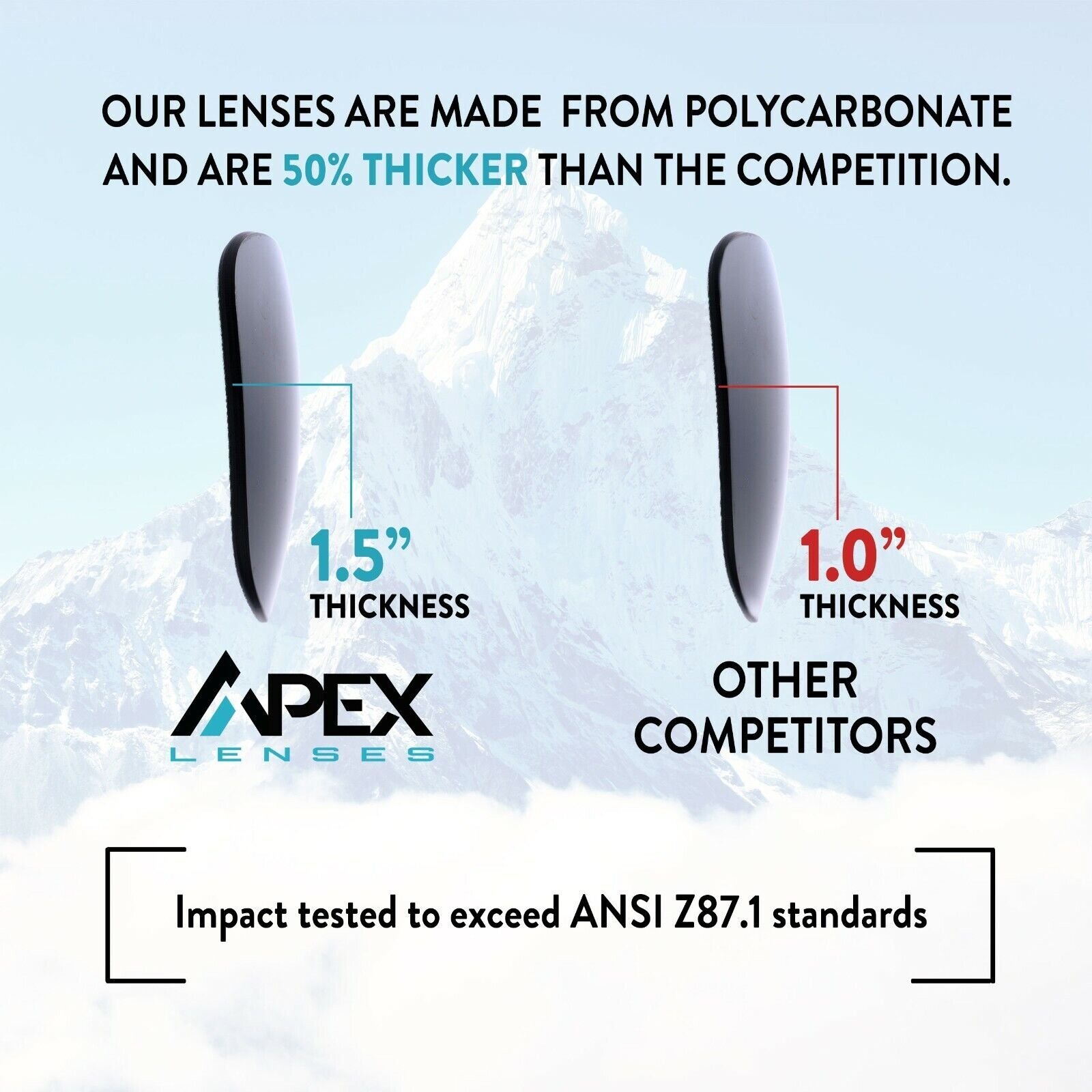 APEX Polarized PRO Replacement Lenses for Vaurnet Legend 02 Sunglasses ...