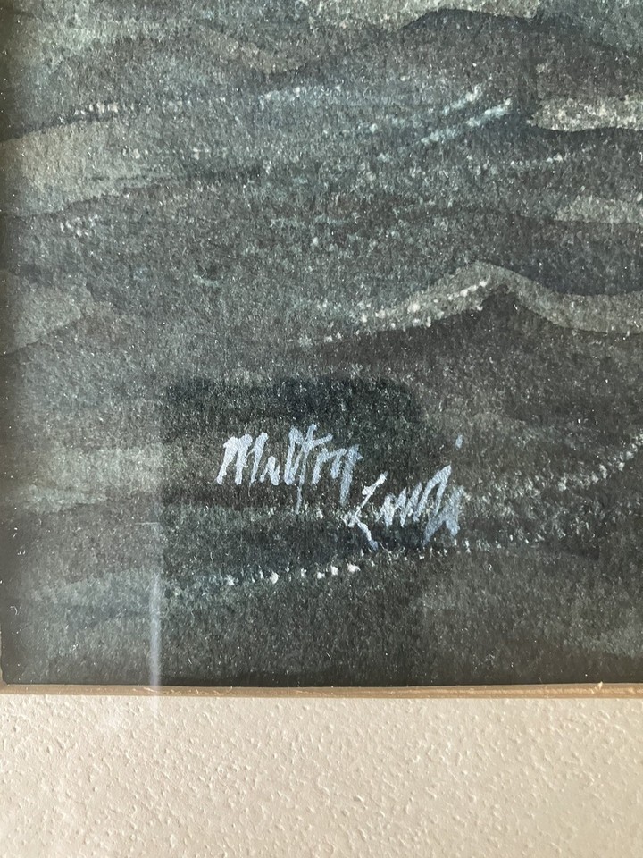 Milton Lewis an Original Watercolor Painting by the Artist. 29 1/2”x37 ...