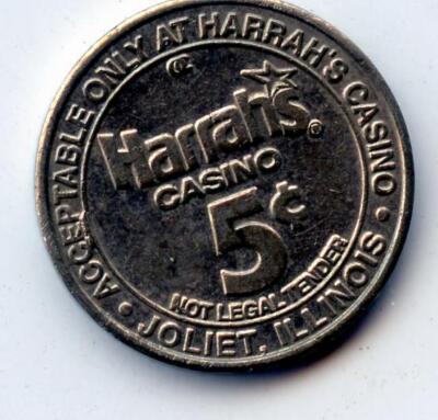 5 Cent Casino Slot Token: Harrah's Casino Joliet Illinois | eBay