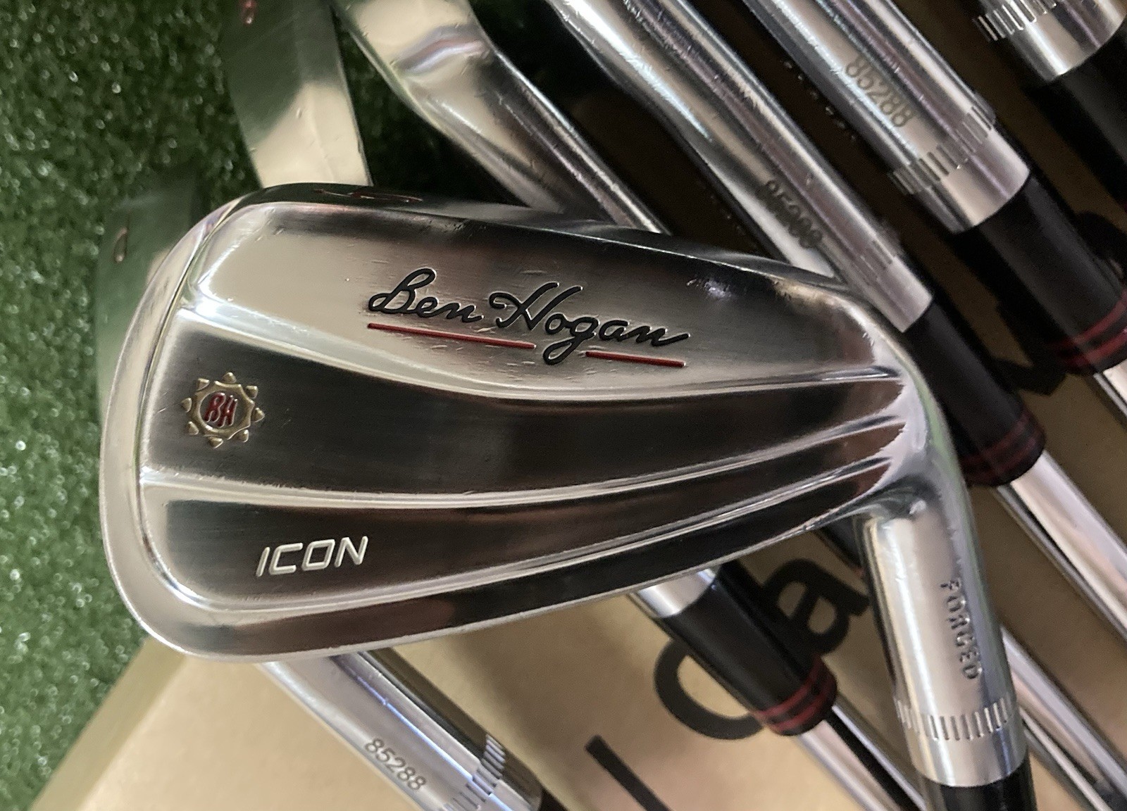 Ben Hogan Icon Irons 4-PW. KBS $ Taper 110 Stiff Shafts. Lamkin Grips ...