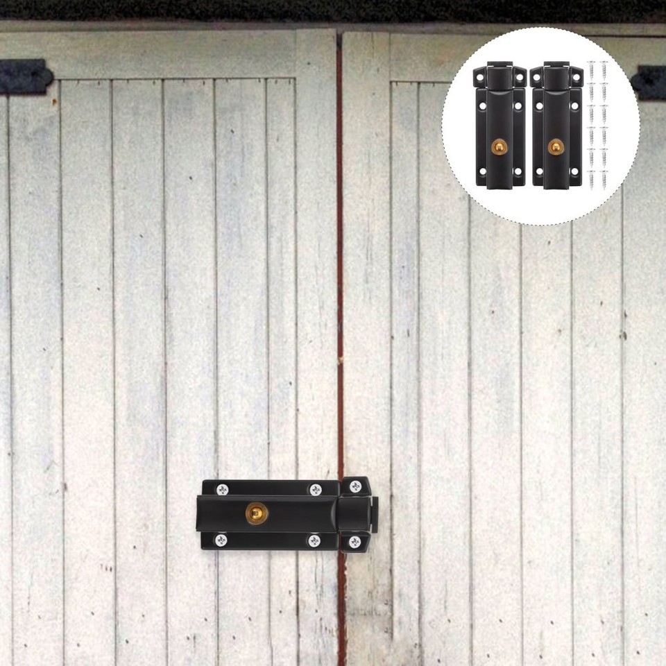 6 pcs Spring Pin Latch Door Barrel Bolt 3 Inch Door Latch Lock Gate ...