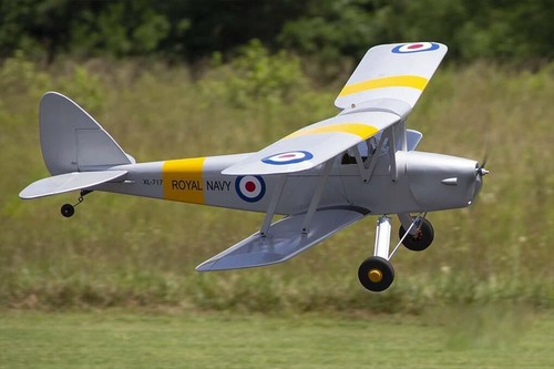 RC Airplane Aircraft Biplane DH.82 Tiger Moth Royal Navy 1400mm 55 ...