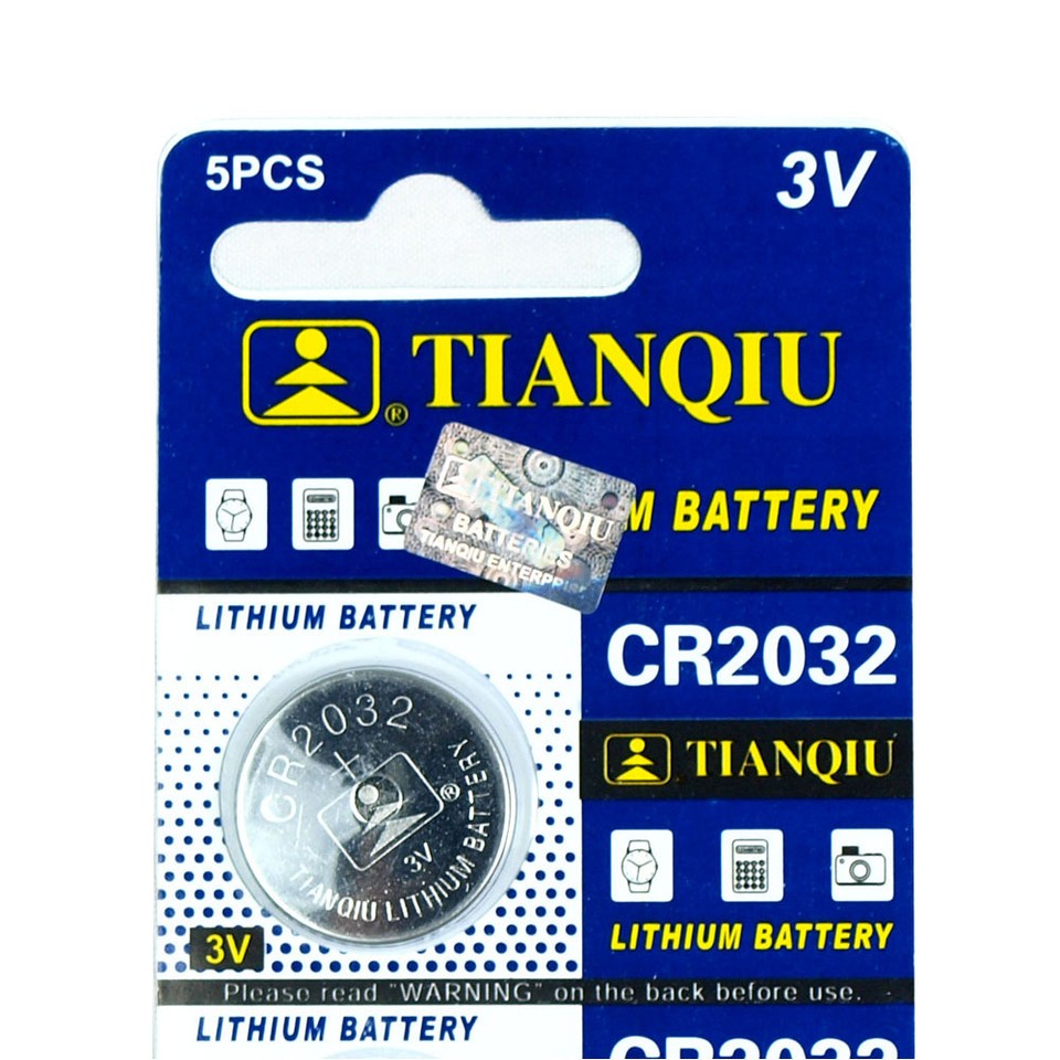 100 PCS Tianqiu CR2032 Lithium Battery 3V Button Cell for Scopes Sights ...