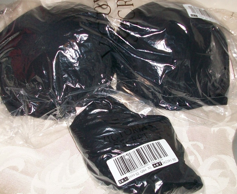 NWT Victoria Secret Bombshell 38DD XL Black Nero Cheeky Swimsuit Bikini ...