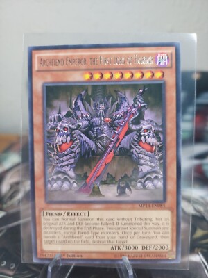 YU-GI-OH! Archfiend Emperor, the First Lord of Horror MP14-EN084. 1st ...
