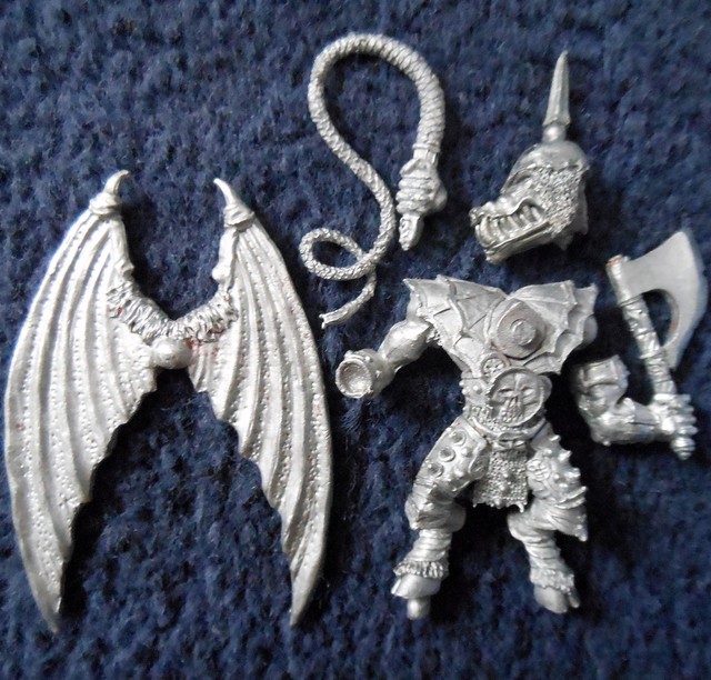 1988 Blood Thirster 2 Greater Daemon of Khorne Citadel Chaos Demon 40k ...