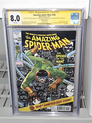 Amazing Spider-Man #700 CGC SS Signature Death Issue STAN LEE 3rd Print ...