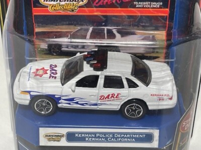 1999 Matchbox DARE Ford Crown Victoria Kerman CA Police Car, White, 1/64, NIB | eBay