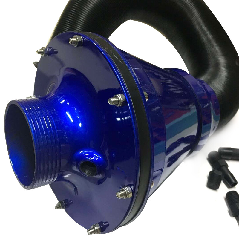 US 76mm Air Filter Power Intake Bellows Car High Flow Cold Air Inlet ...