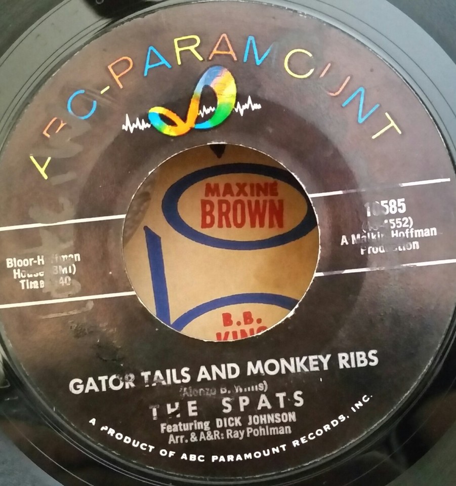 Spats THE ROACH / GATOR TAILS AND MONKEY RIBS(SOUL 45)#10585 PLAYS VG++ ...