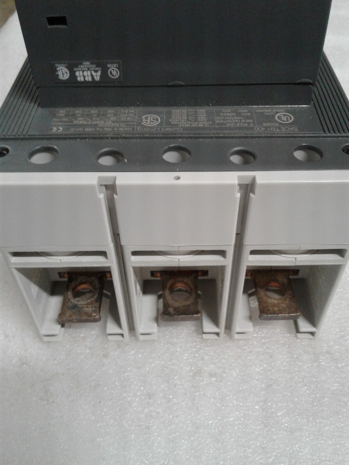 ABB T5HQ400CW SACE TMAX T5H 400 Circuit Breaker w/ Accessory - New | eBay