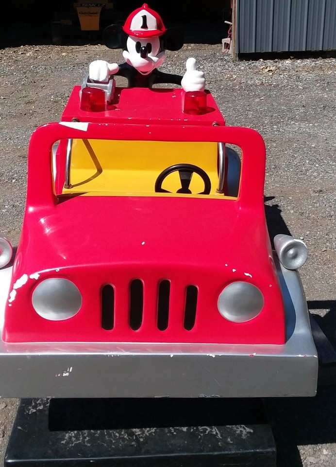 Coin Operated Kiddie Ride - Mickey Mouse- with Sound Working-Licensed ...