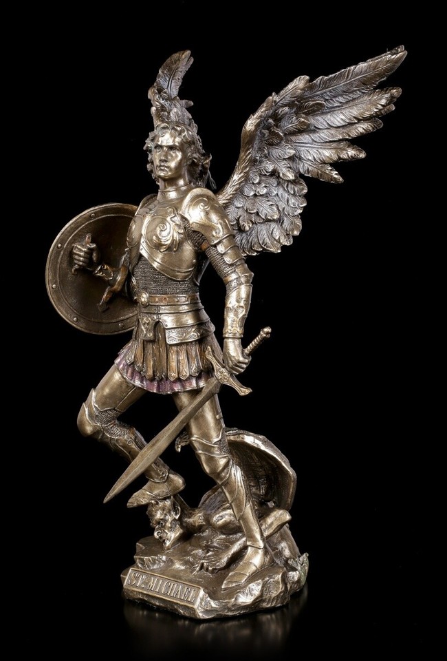 Archangel Michael Figure - Statue Angel Heaven God's Warrior - Veronese ...