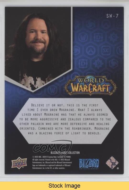 2023 Upper Deck Blizzard Legacy Collection Art of Samwise Mograine READ ...