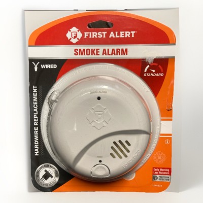 🔥First Alert 9120B/ SMI100-AC Smoke Detector & Alarm, AC Powered ...