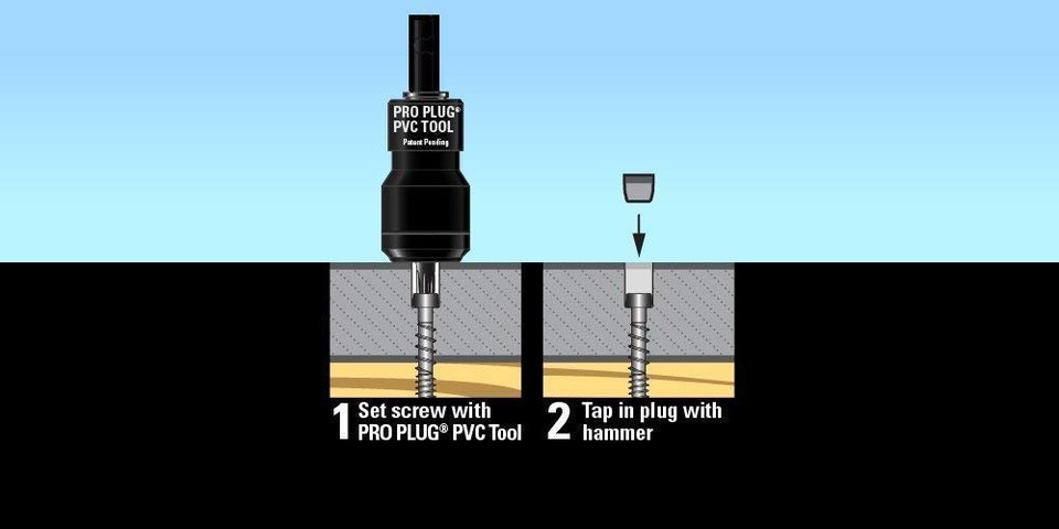 Pro Plug Tool for PVC Decking - for Use with The Pro Plug System for ...