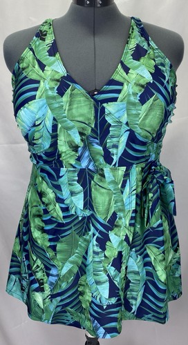 Unbranded Women’s 2X Plus Size Swimsuit Two Piece Tankini Adjustable ...