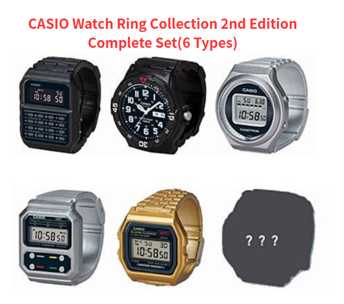 Casio CASIO Watch Ring Collection 2nd Edition Complete Set (6 types ...