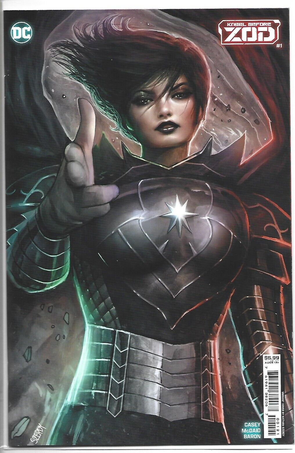 KNEEL BEFORE ZOD #1 NATHAN SZERDY VARIANT DC COMICS 2024 NEW UNREAD BAG ...