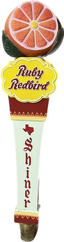 Texas Ruby Redbird Shiner Red Grapefruit Beer Tap Handle Knob Spoetzl ...