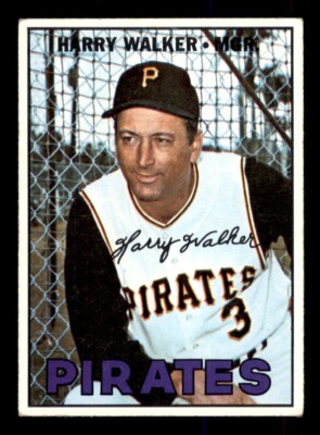 1967 Topps Baseball #448 Harry Walker VG/EX *e3 | eBay