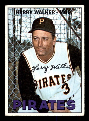 1967 Topps Baseball #448 Harry Walker VG/EX *e3 | eBay