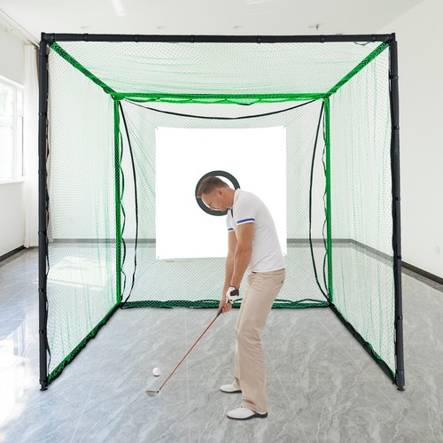 Indoor&Outdoor Foldable Golf Practice Network Golf Hitting Net Training ...