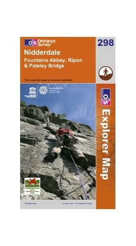 Nidderdale OS Explorer Map 298 by Ordnance Survey Book The Fast Free ...