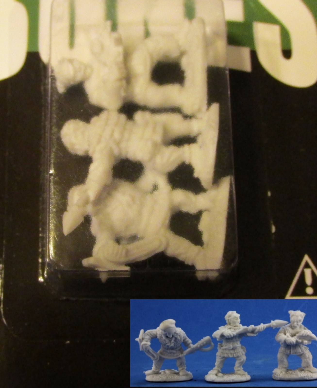 Reaper 77332 Bones Derro (3) Miniatures Dark Dwarf Warriors Evil ...