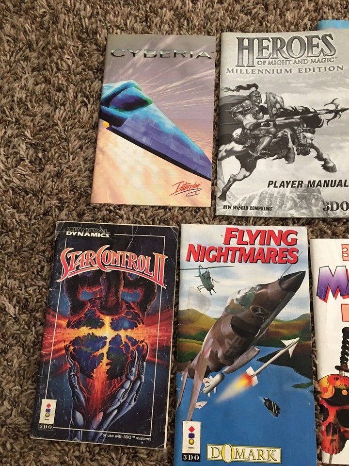 Random Panasonic 3DO Manuals Only | eBay