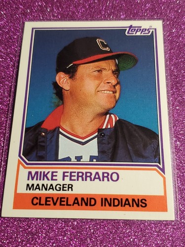 1983 Topps Traded #32T Mike Ferraro MG Cleveland Indians | eBay