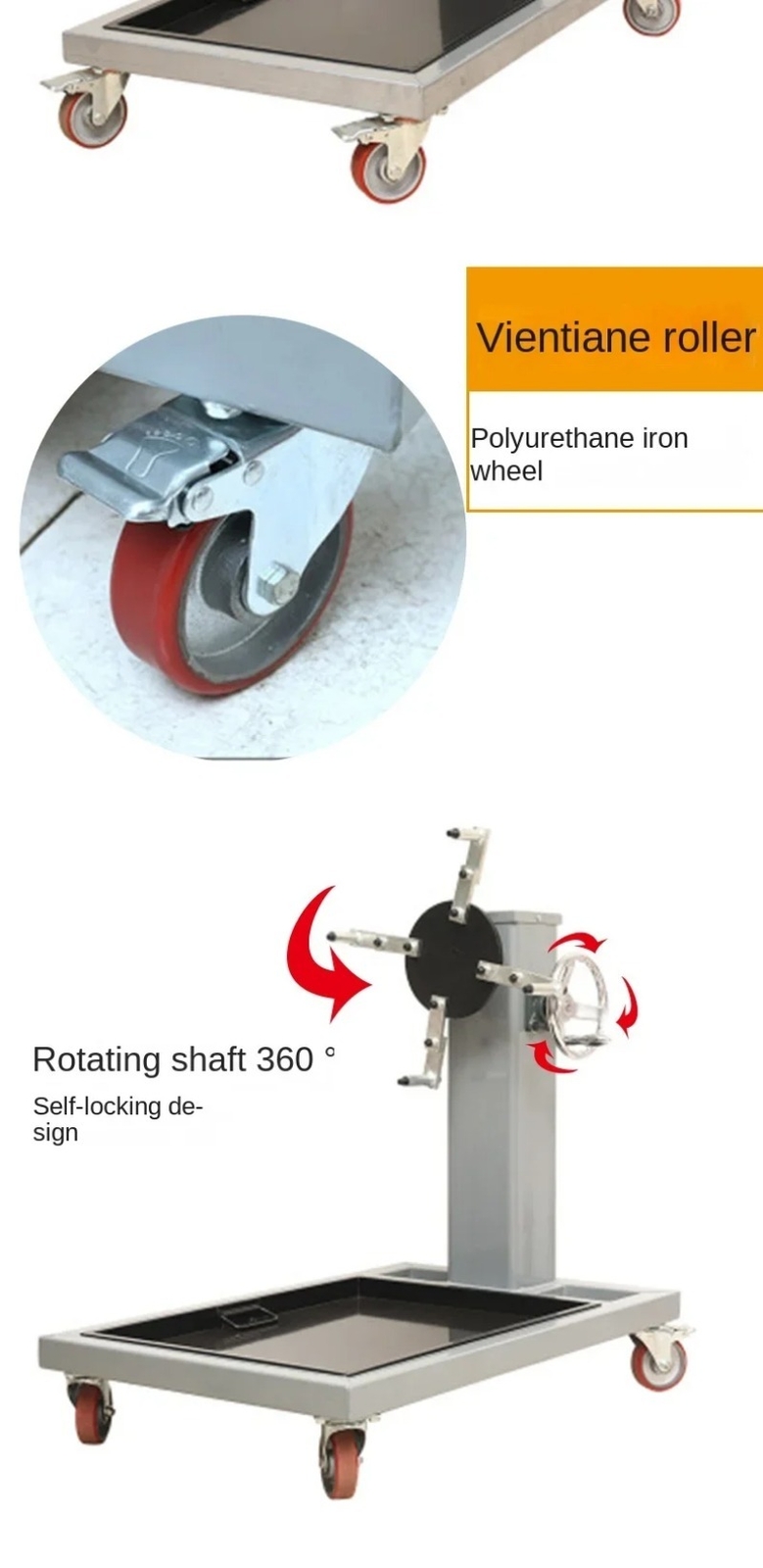 All-in-one Automotive Engine Turnover Rack Multifunctional Rotary Table ...