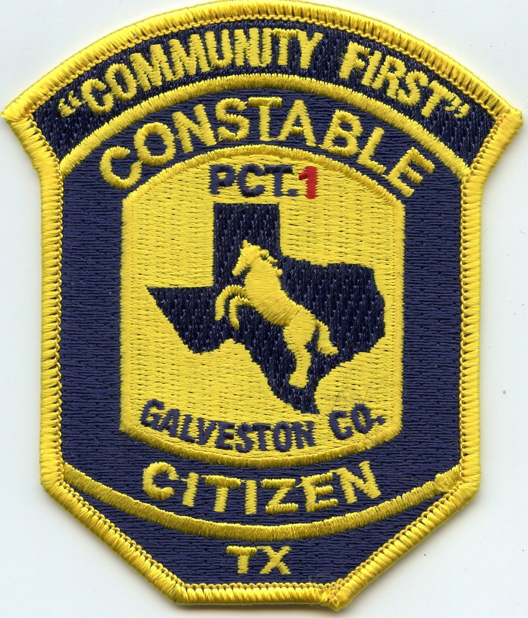 GALVESTON COUNTY TEXAS TX Precinct 1 CONSTABLE sheriff police PATCH | eBay