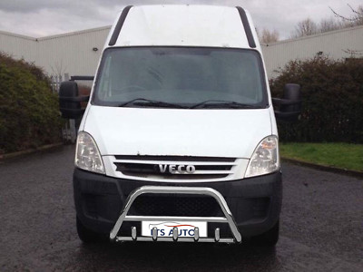 IVECO DAILY VAN BULL BAR AXLE NUDGE A-BAR STAINLESS STEEL CHROME 2008 ...