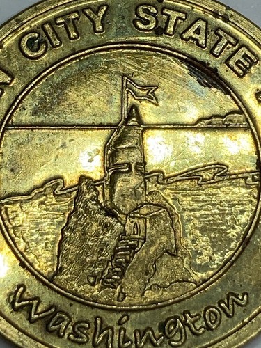 Ocean City Washington State Park Centennial 2013 Souvenir Coin Token ...