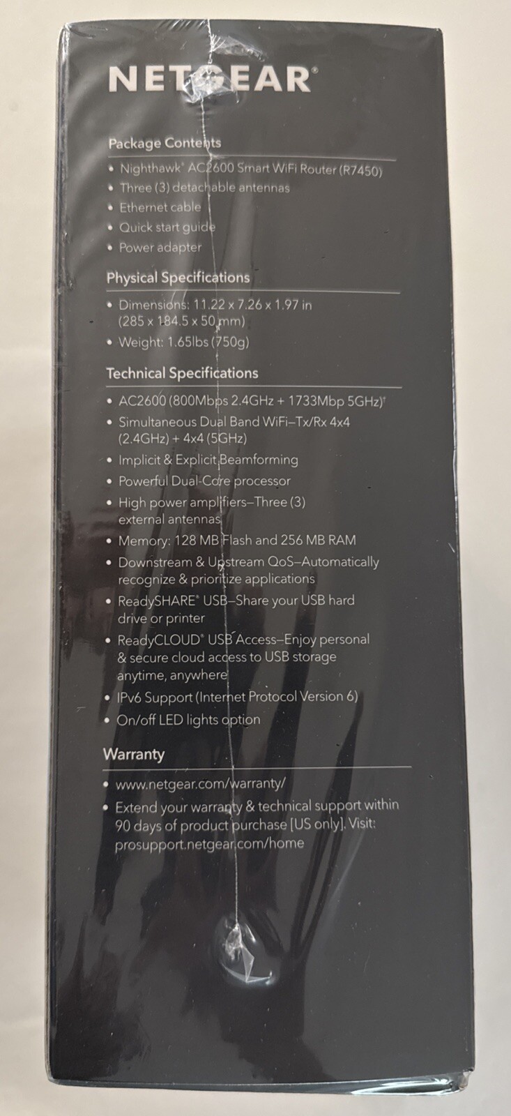 NETGEAR Nighthawk AC2600 Smart WiFi Router (R7450) for sale online | eBay