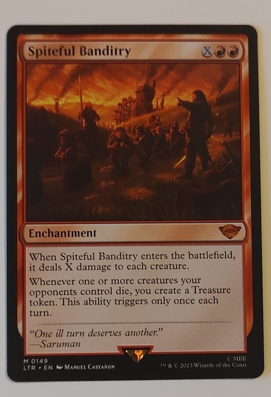 MTG Spiteful Banditry The Lord of the Rings: Tales of Middle-earth 0149 ...