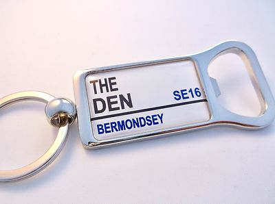 MILLWALL STADIUM ROAD BADGE STREET SIGN BOTTLE OPENER KEYRING KEY FOB ...