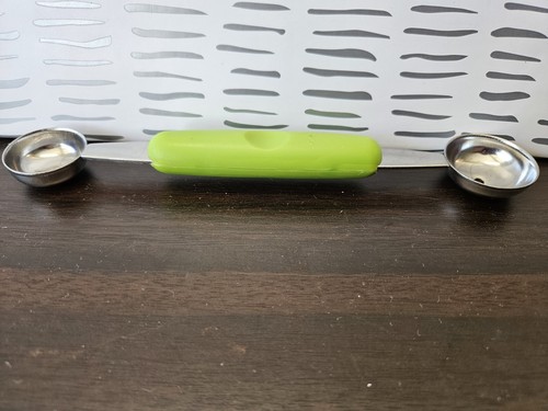 Green Handled Double Ended Melon Baller Kitchen Utensil | eBay