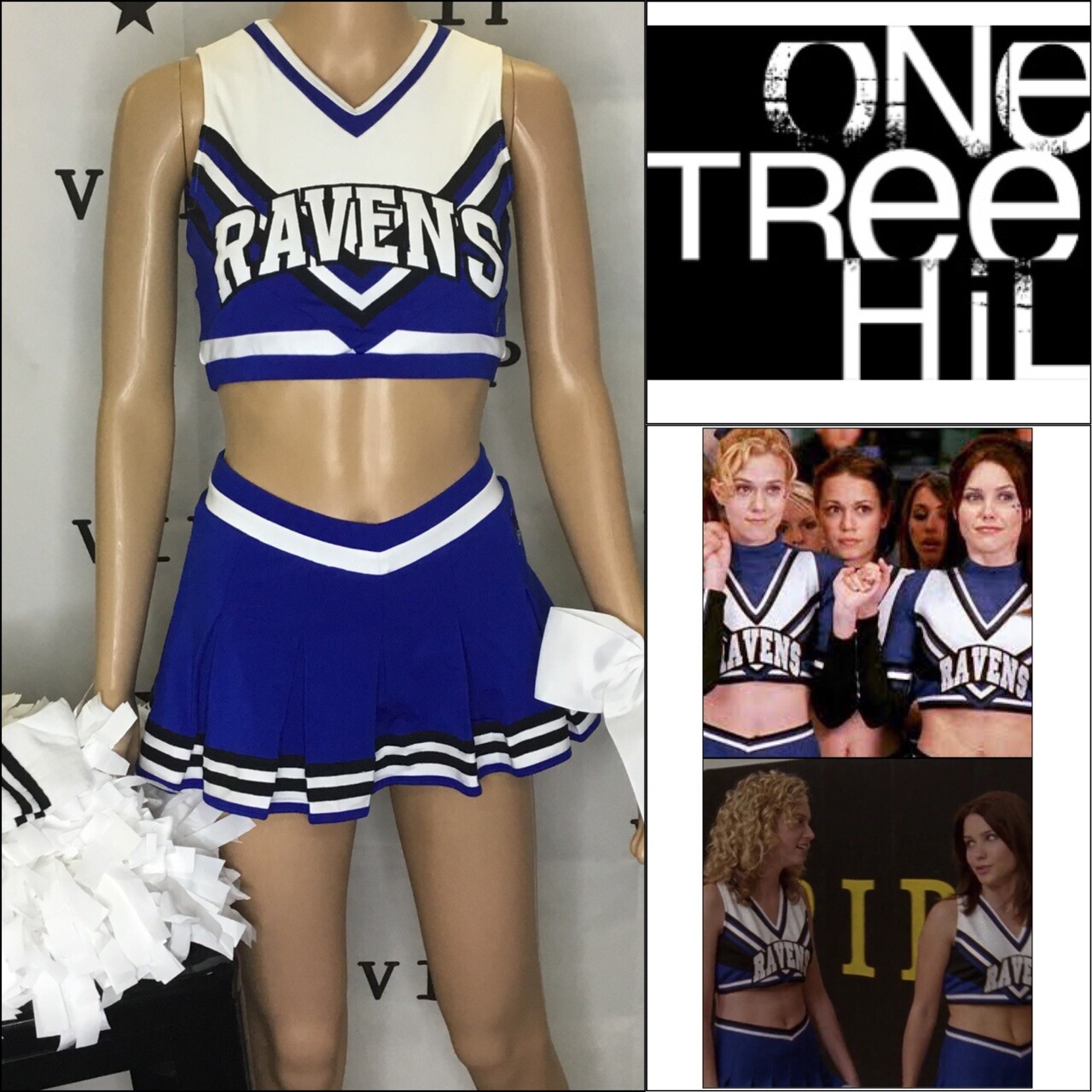 Cheerleading Uniform real one tree hill ravens New Adult XL